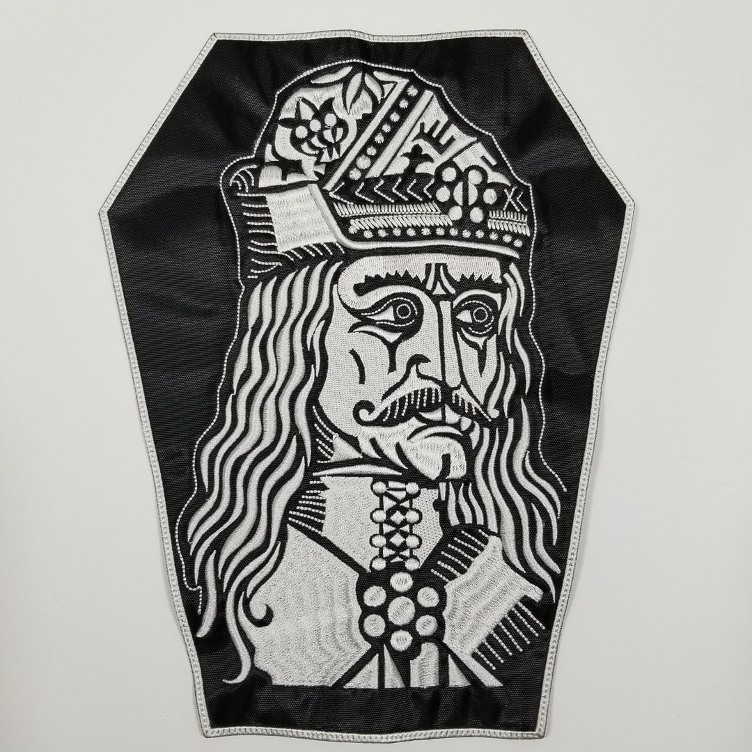 Vlad Dracula, Vlad Tepes | Coffin Shaped | Embroidered Back Patch - Etsy