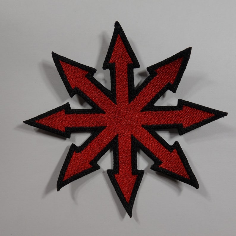Chaos Symbol Cut Out Embroidered Patch - Etsy