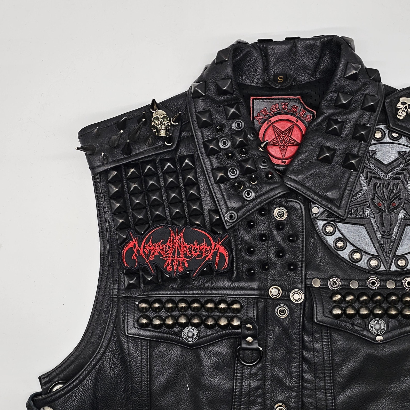 Nargaroth Red Logo Shaped Border Embroidered Patch - Etsy