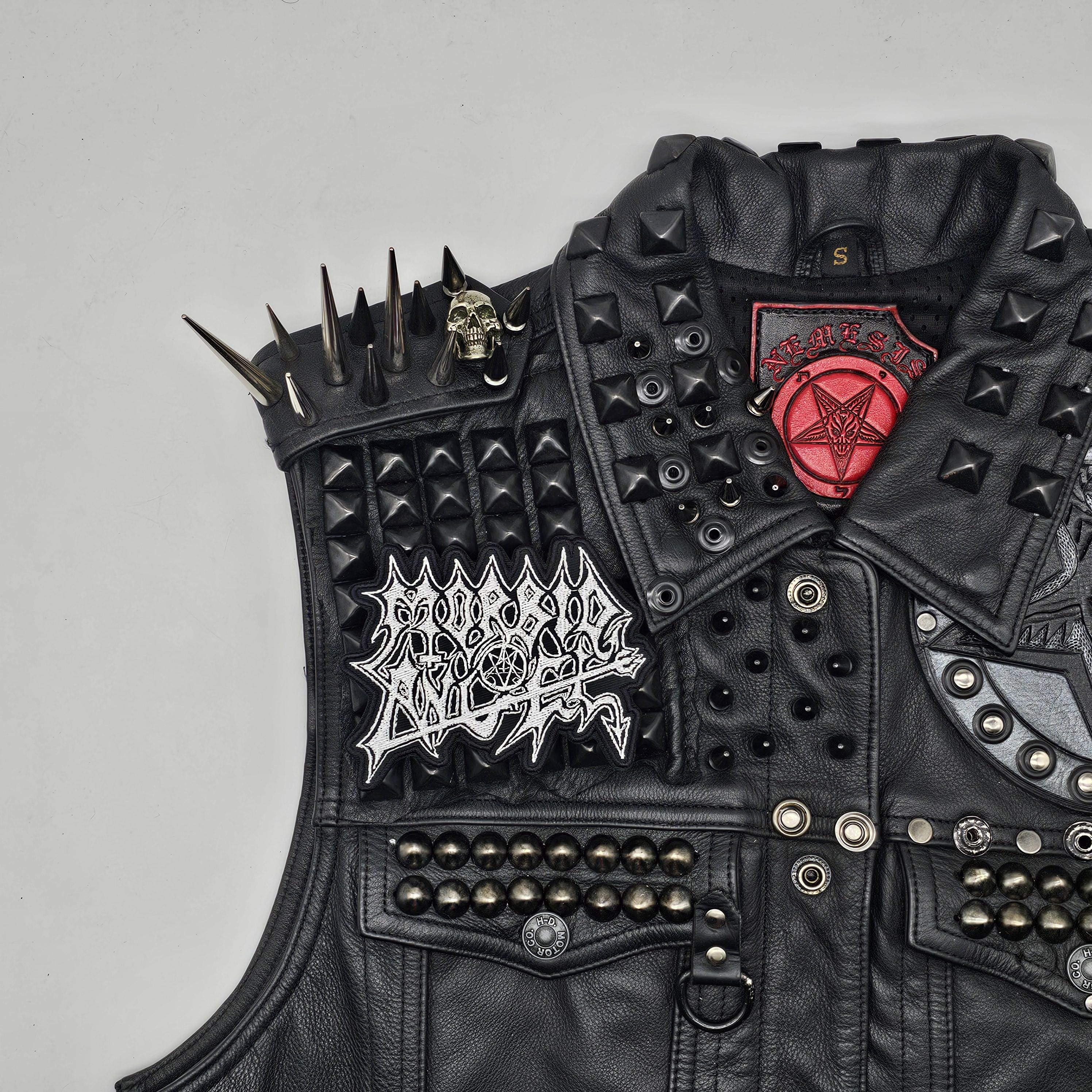 Morbid Angel White Logo Shaped Border Embroidered Patch - Etsy
