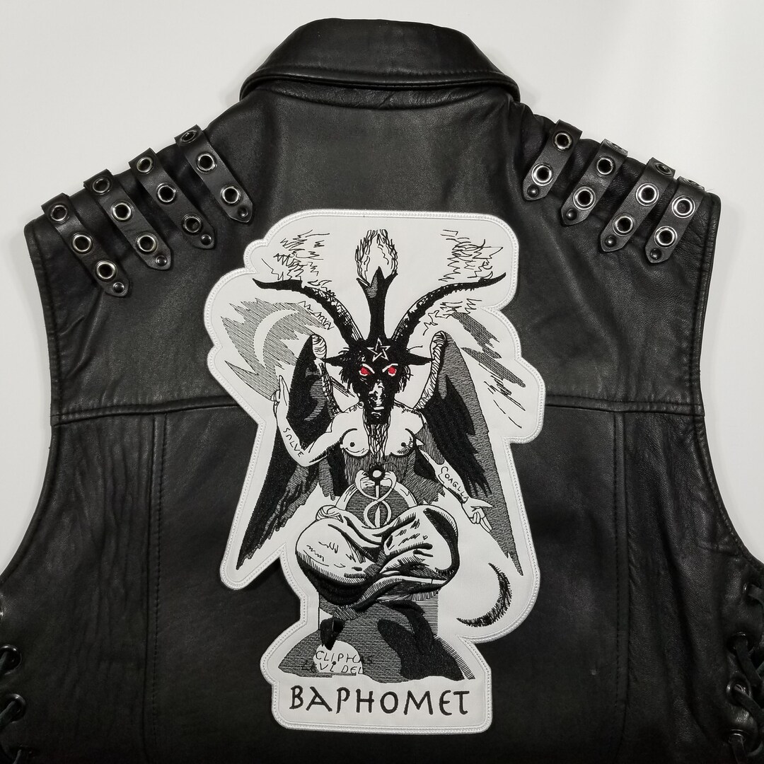 Baphomet Cut-out | Embroidered Back Patch - Etsy