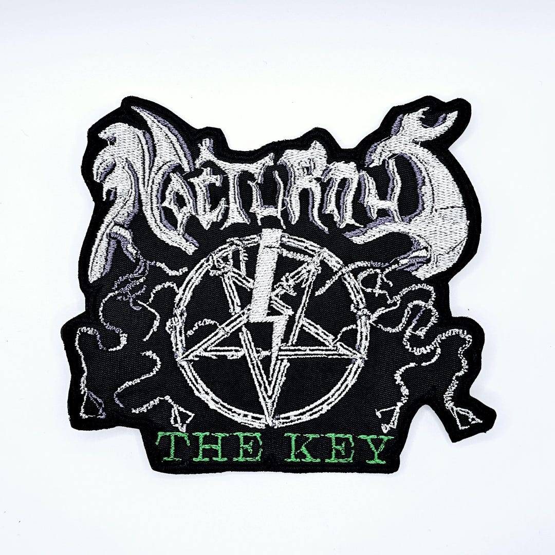Nocturnus the Key Shaped Border Embroidered Patch - Etsy