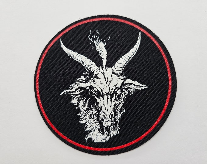 Satanic Bart Iron on Patch Evil Cross Upside Down, Star Eyes Simp ...