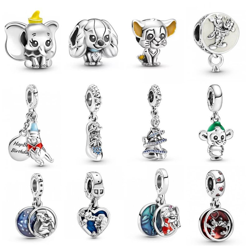 New Pandora Disney Characters Charms Collection S925 ALE - Etsy