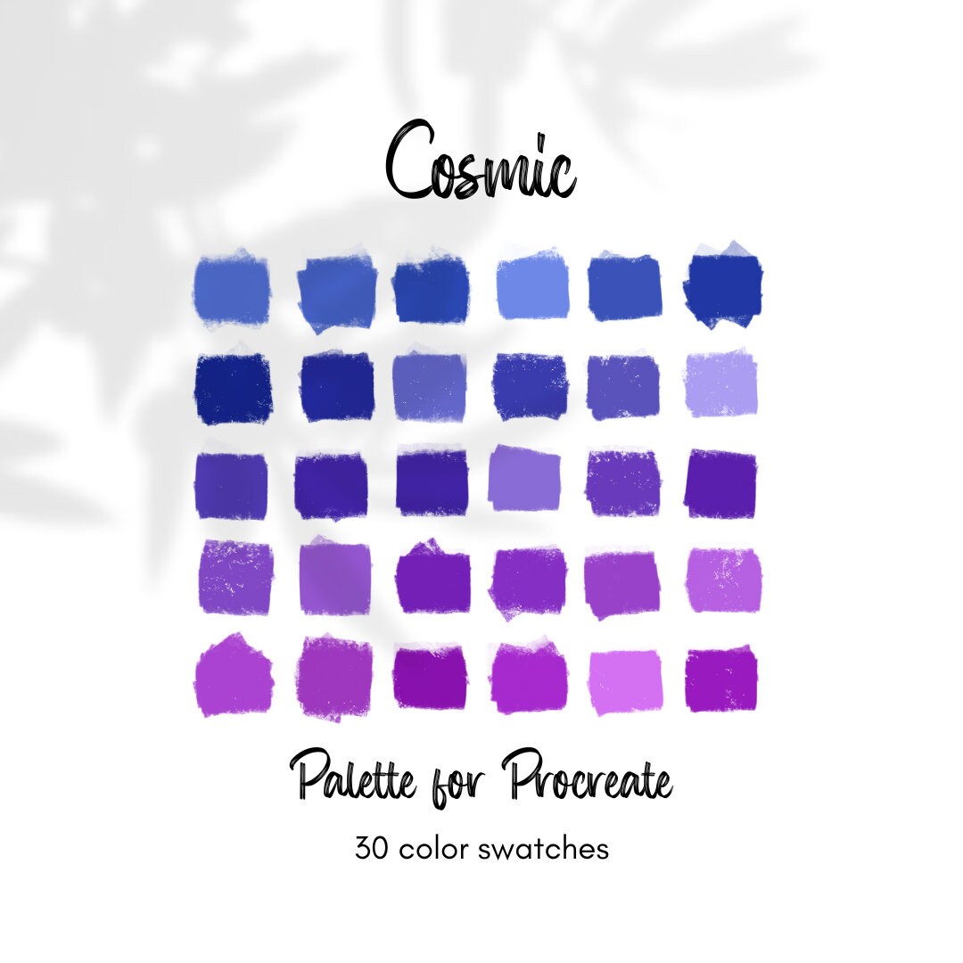 Cosmic Color Palette Color Palette for Procreate Digital Art - Etsy