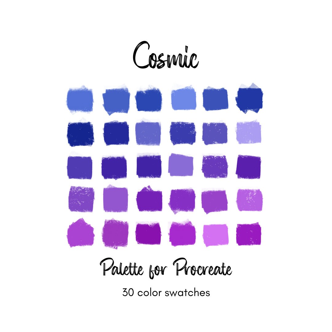 Cosmic Color Palette Color Palette for Procreate Digital Art - Etsy UK
