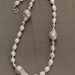 High Luster Silver Baroque Pearl and Pink Blush Biwa Pearl Adjustable ...