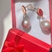 High Luster Silver Baroque Pearl and Pink Blush Biwa Pearl Adjustable ...