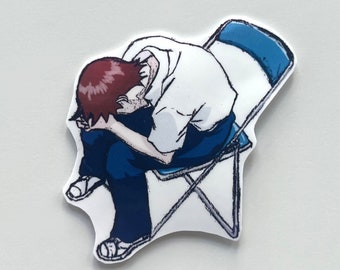 Shinji Ikari Chair Evangelion Hard Enamel Pin - Etsy