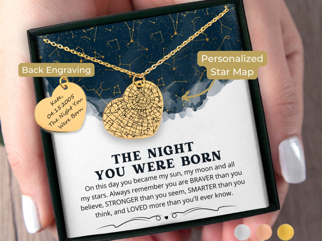 Personalized Birthday Star Map Birthday Gifts for Her Mother - Etsy