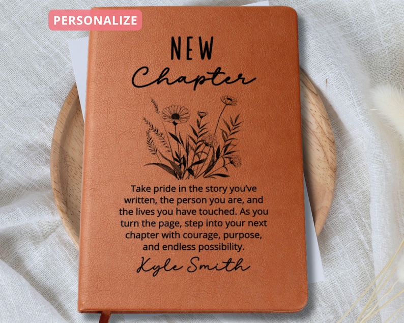 New Chapter Custom Going Away Gift for Coworker - Personalized Gift for ...