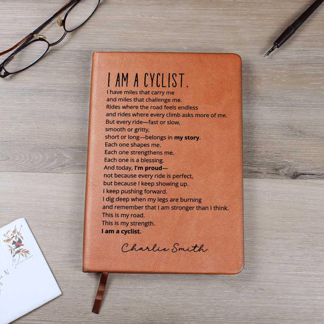 Personalized Biker Gift | Custom Name Notebook Ride Tracker for ...