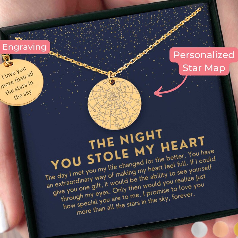 Star Map Jewelry - Etsy