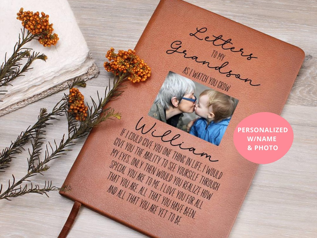 Personalized Letters to My Grandchild Journal - Custom Granddaughter or ...
