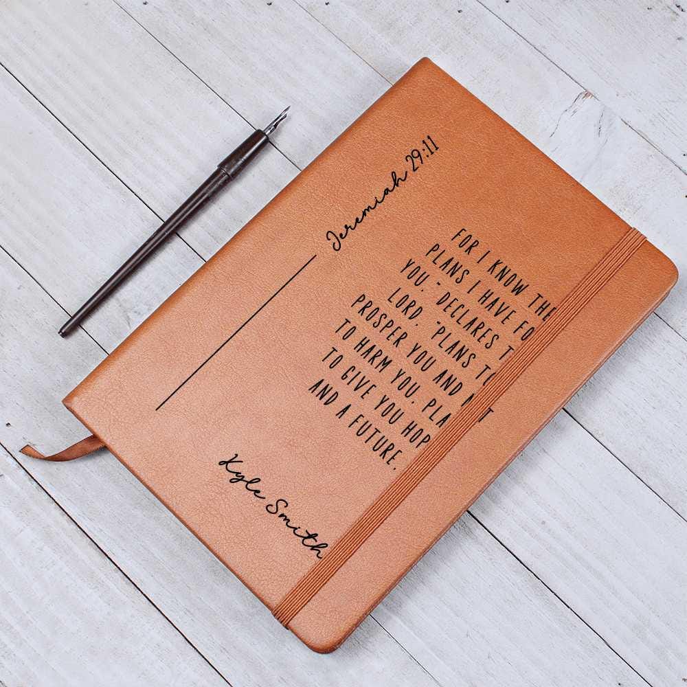 Custom Bible Verse Journal, Personalized Name Christian Notebook, Bible ...