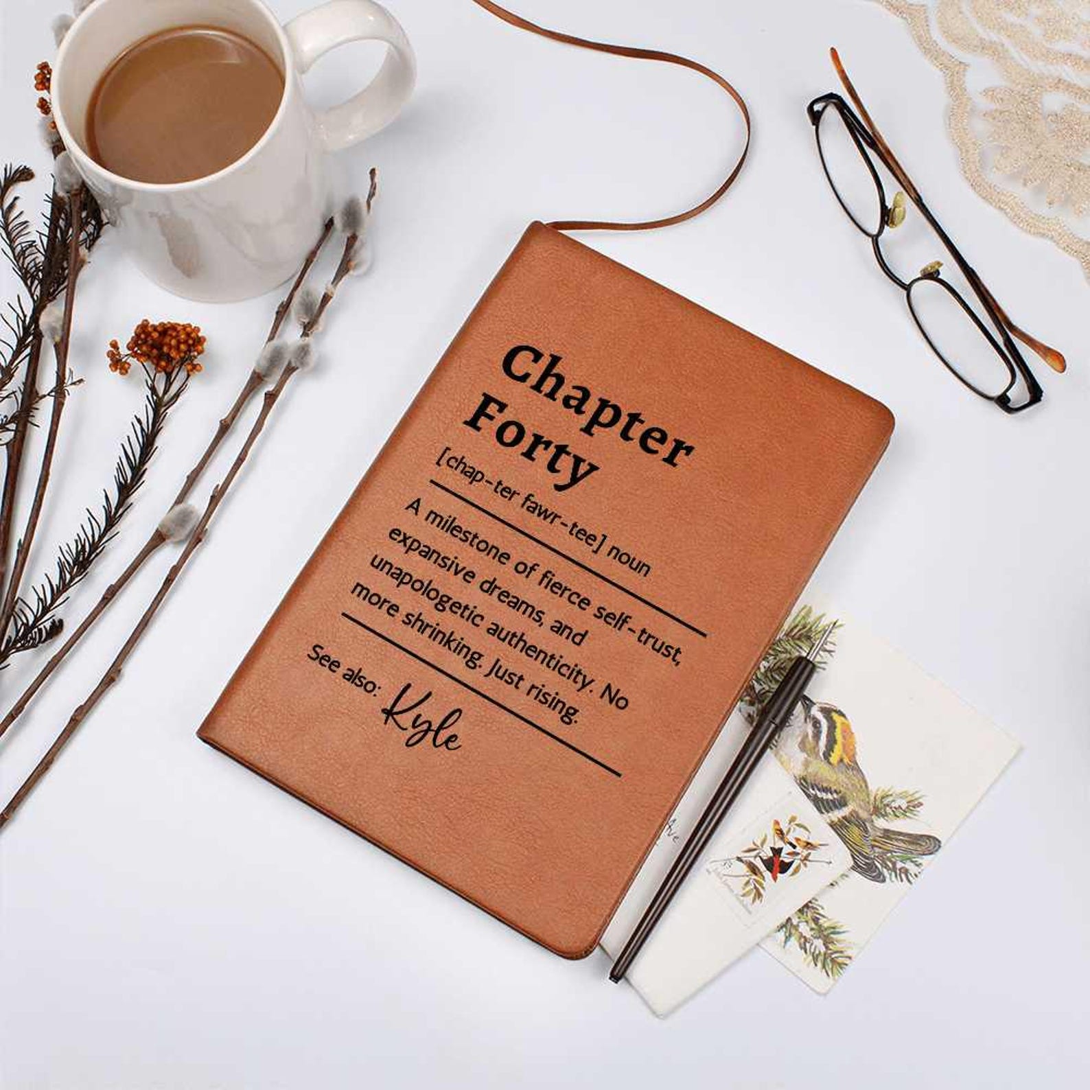 Chapter 40 Personalized Forty Birthday for Best Friend Journal Son ...