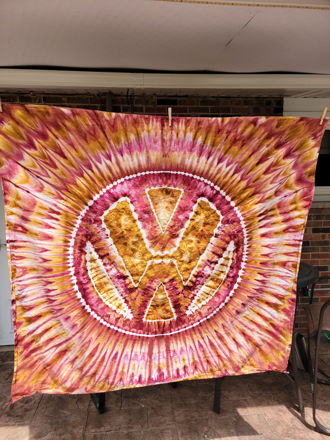 VW Tie Dye Tapestry - Etsy