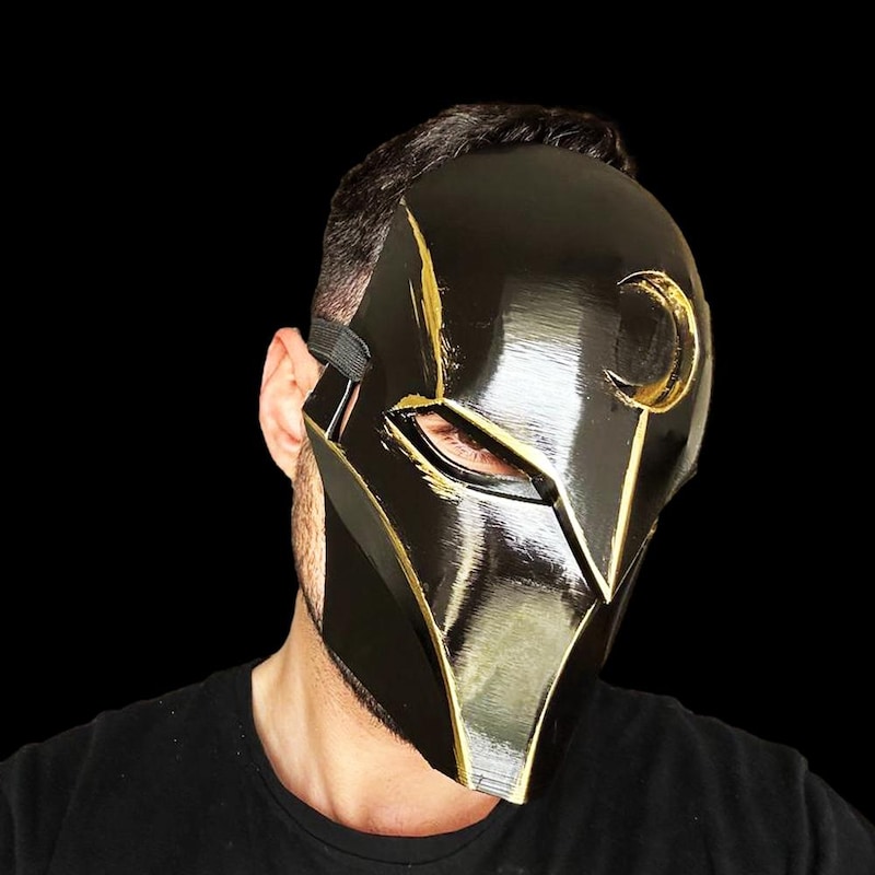 Silver Full Mask - Etsy