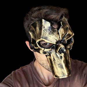 Scary Skull Mask Theme Halloween Mask Handmade Limited Mask Character ...