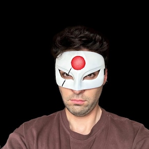 Katana Fighter Face Mask Mortales Mask Handmade Warrior Mask Half ...