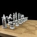 Elegant Metal Wizard Chess Set With Engraved Name Plate Exquisite ...