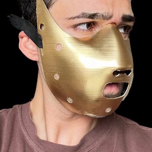 Hannibal Mask Horror Face Mask Handmade Unisex Halloween Mask | Color ...