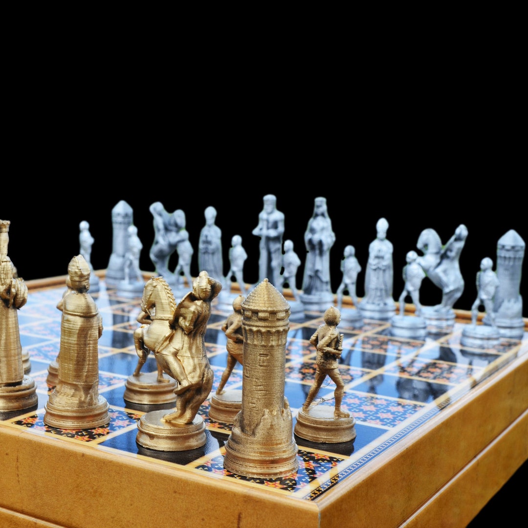 Collector Metal Chess Set Most Special Gift, Personalized Luxury Chess ...