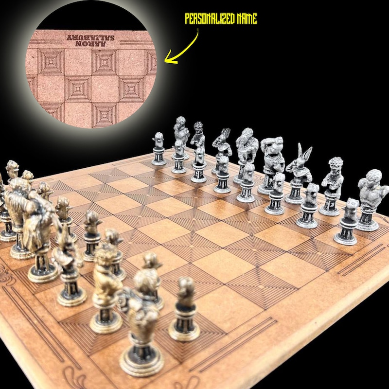 Anime Chess Set - Etsy