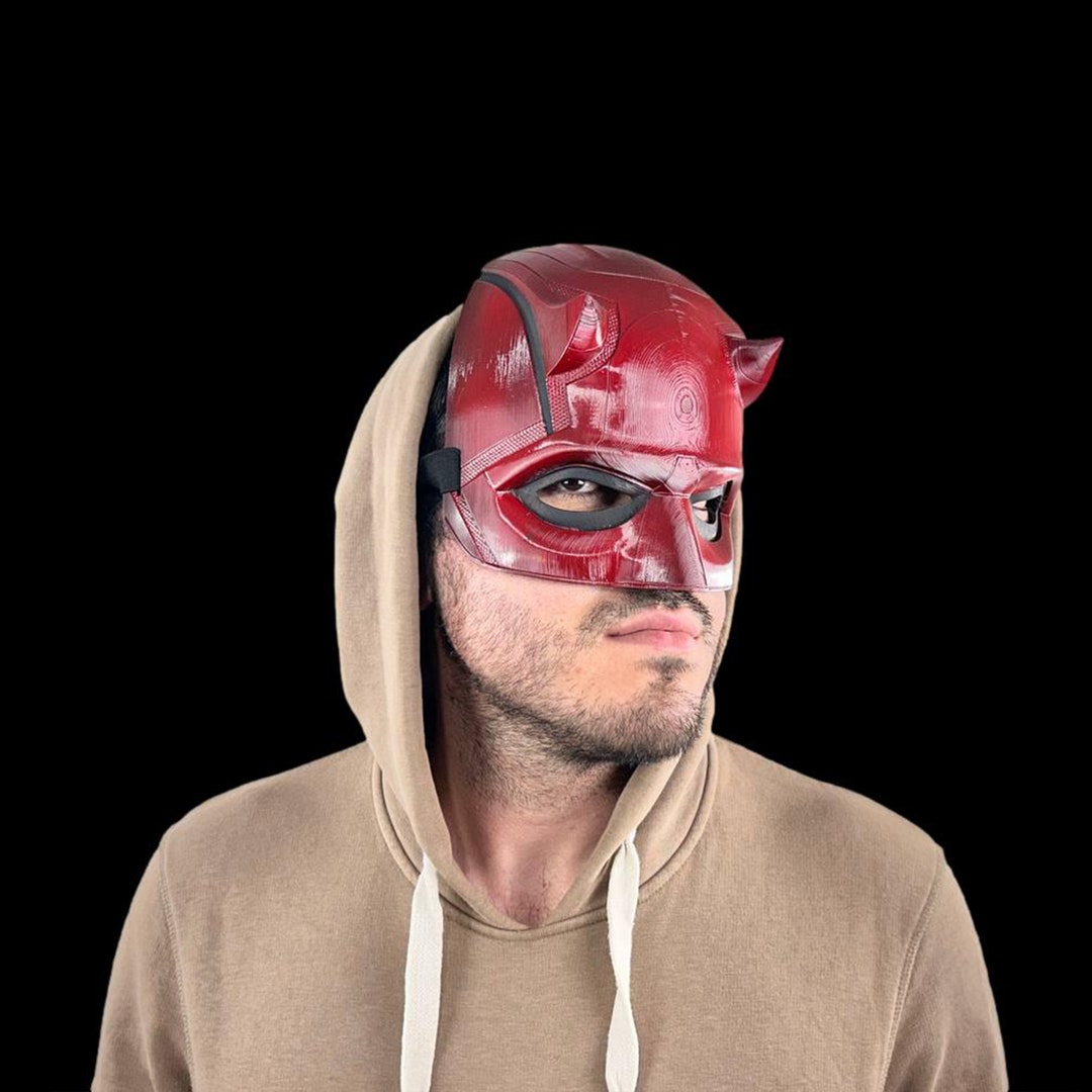 Daredevils Mask Devil Helmet Handmade Cowl Mask Character Mask | Color ...