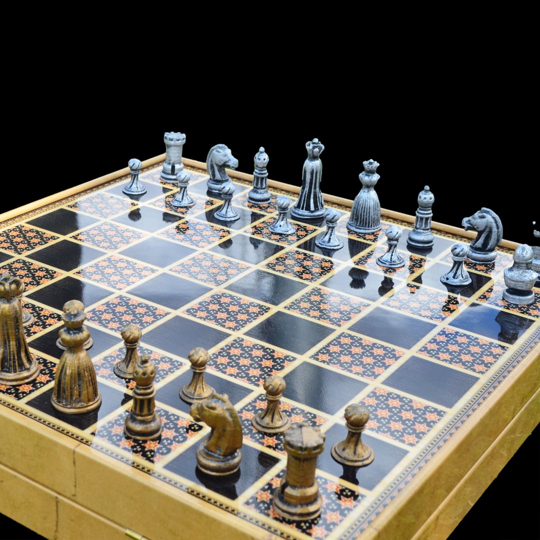 Classic Metal Chess Set Most Special Gift, Personalized Luxury Chess ...