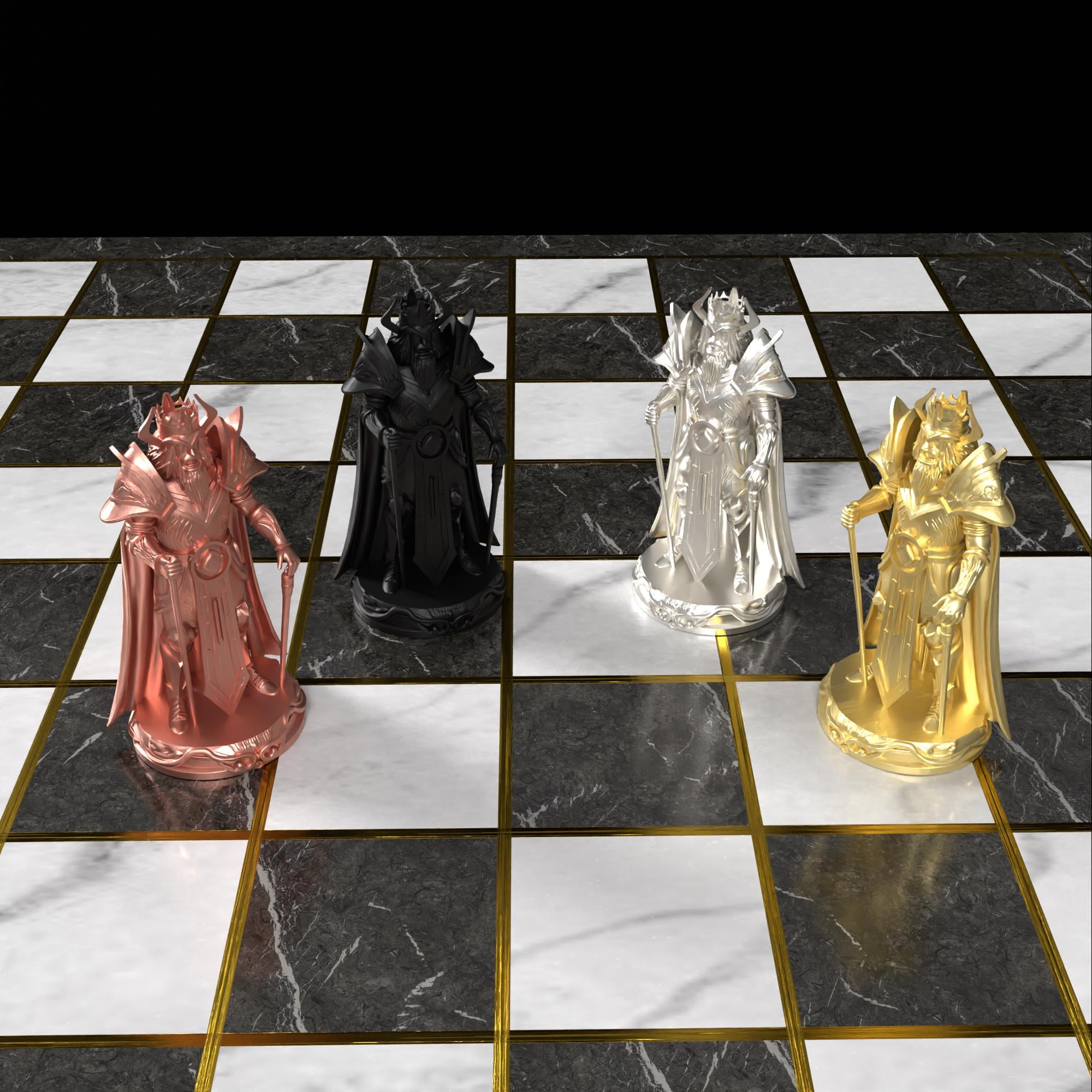 LOL Fan Art Gamer Chess Set: Personalized Marble Style Board - Etsy