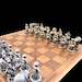 Metal Indian Chess Set With Engraved Name Plate Indian Chess Set and ...
