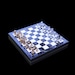 Metal Gift Chess Set With Marble Pattern Personalized Chessboard ...