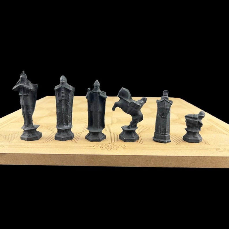Elegant Metal Wizard Chess Set With Engraved Name Plate | Exquisite ...