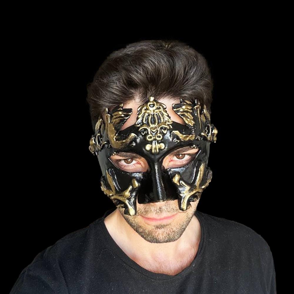 Masquerade Men Oidea Masquerade Mask For Men: Vintage Ancient Greek ...
