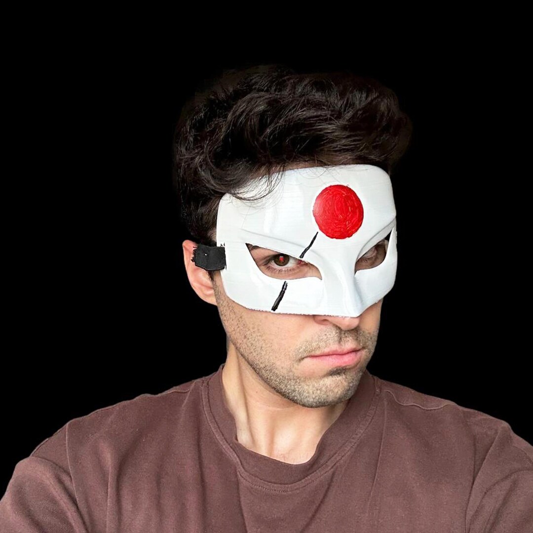 Handmade Katana Fighter Mask: Half Warrior Cosplay Mask - Etsy