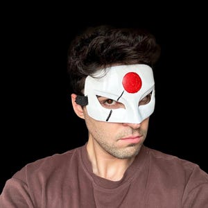 Katana Fighter Face Mask Mortales Mask Handmade Warrior Mask Half ...
