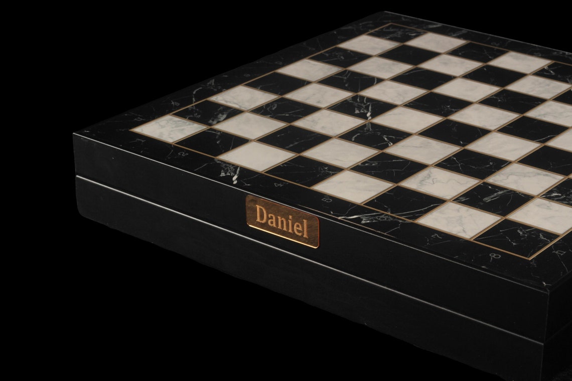 Elegant Metal Wizard Chess Set With Engraved Name Plate Exquisite ...