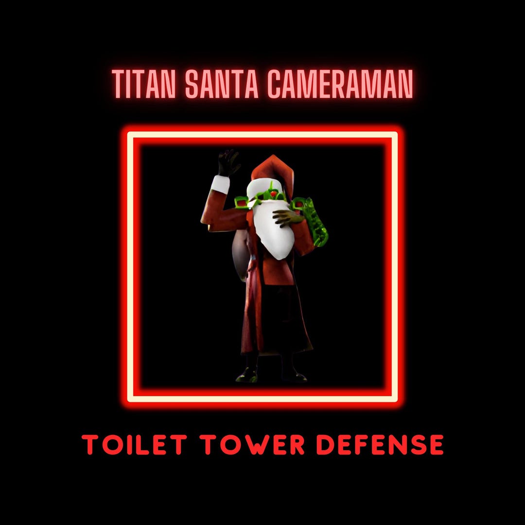 Titan Santa Cameraman | Toilet Tower Defense | TTD | ROBLOX - Etsy