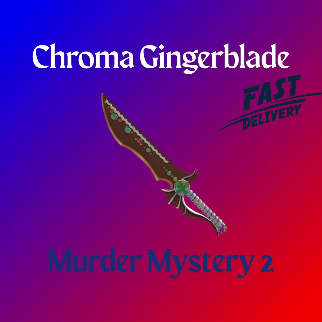 Chroma Gingerblade | Murder Mystery 2 | Roblox | MM2 - Etsy