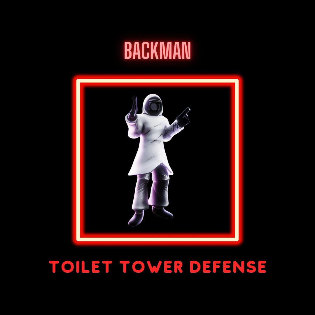 Backman | Toilet Tower Defense | TTD | ROBLOX - Etsy