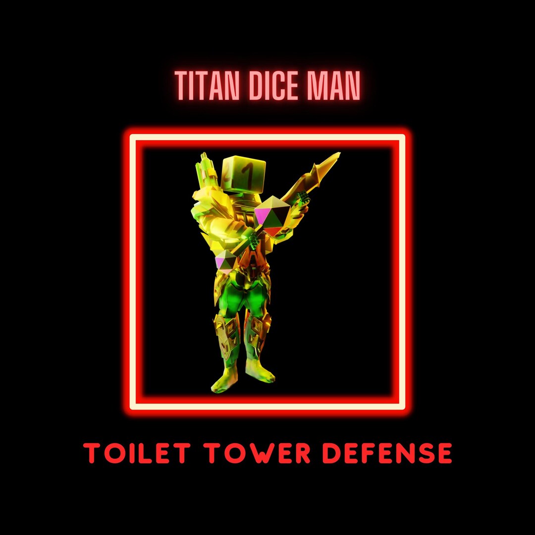 Titan Dice Man | Toilet Tower Defense | TTD | ROBLOX - Etsy