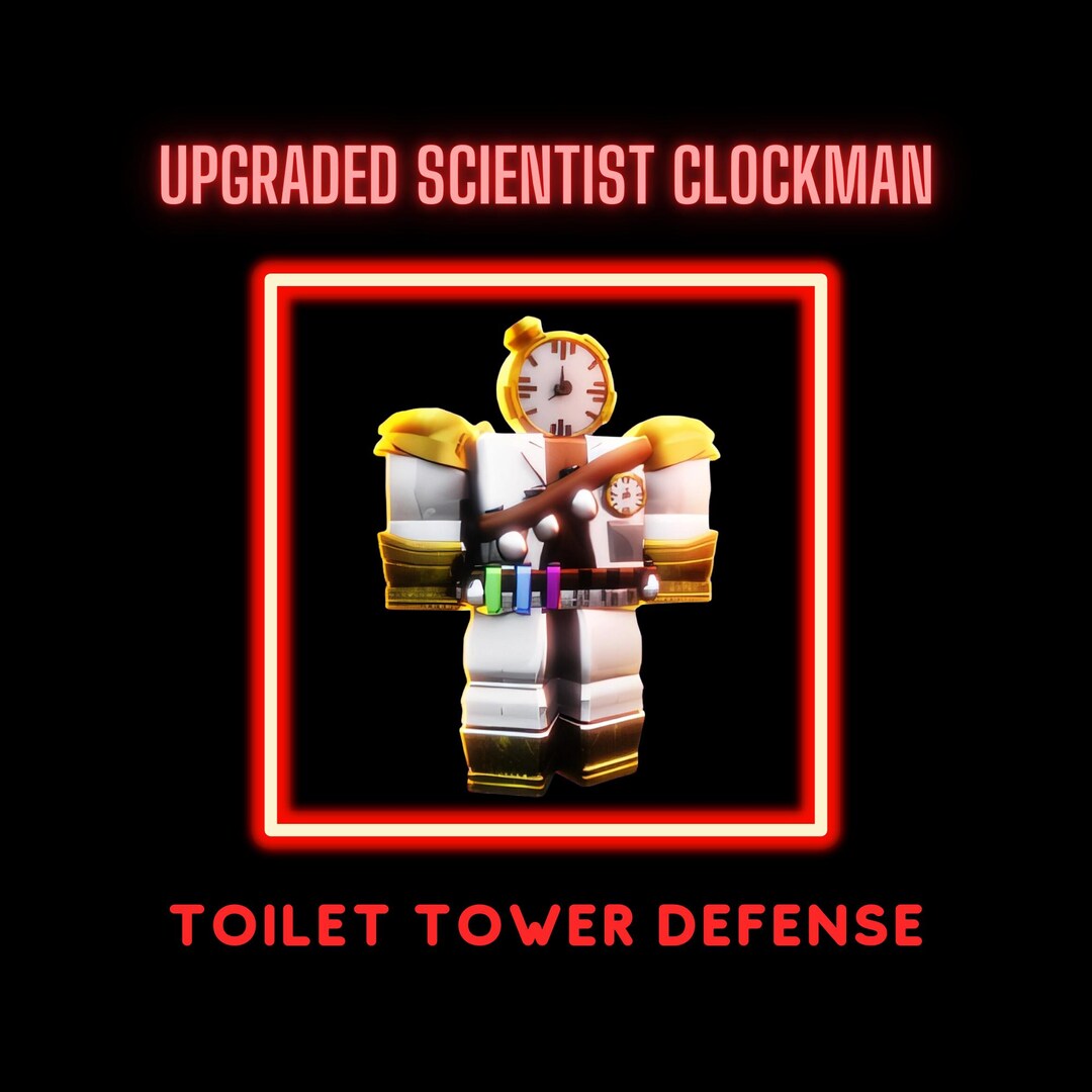 Upgraded Scientist Clockman | Toilet Tower Defense | TTD | ROBLOX - Etsy