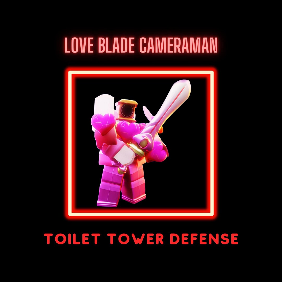 Love Blade Cameraman | Toilet Tower Defense | TTD | ROBLOX - Etsy