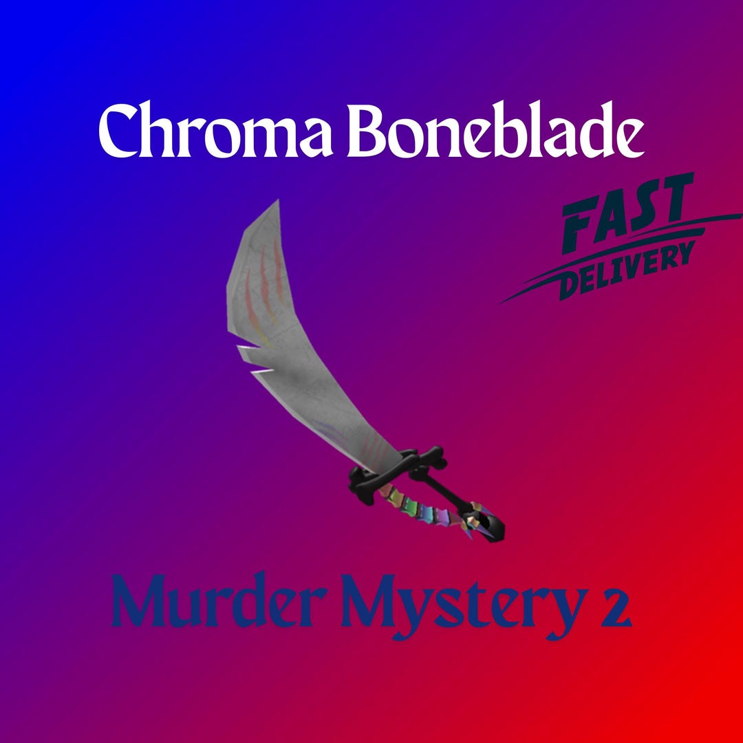 Chroma Boneblade | Murder Mystery 2 | MM2 | Roblox - Etsy