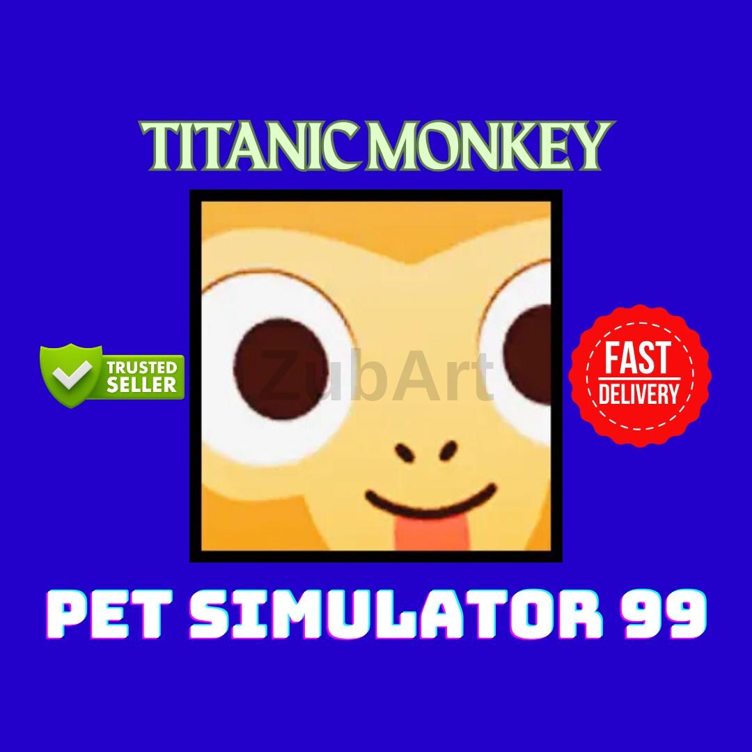 Titanic Monkey | Pet Simulator 99 | ROBLOX | PS99 - Etsy