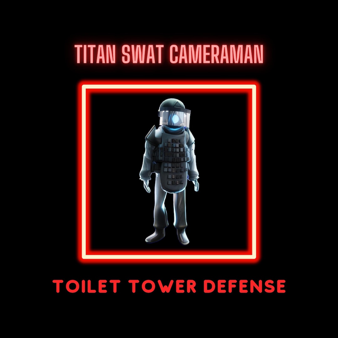 Titan Swat Cameraman | Toilet Tower Defense | TTD | ROBLOX - Etsy