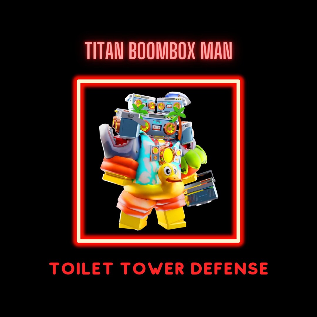 Titan Boombox Man | Toilet Tower Defense | TTD | ROBLOX - Etsy