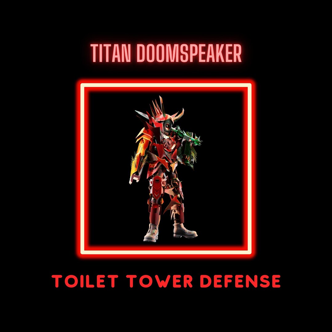 Titan Doomspeaker | Toilet Tower Defense | TTD | ROBLOX - Etsy