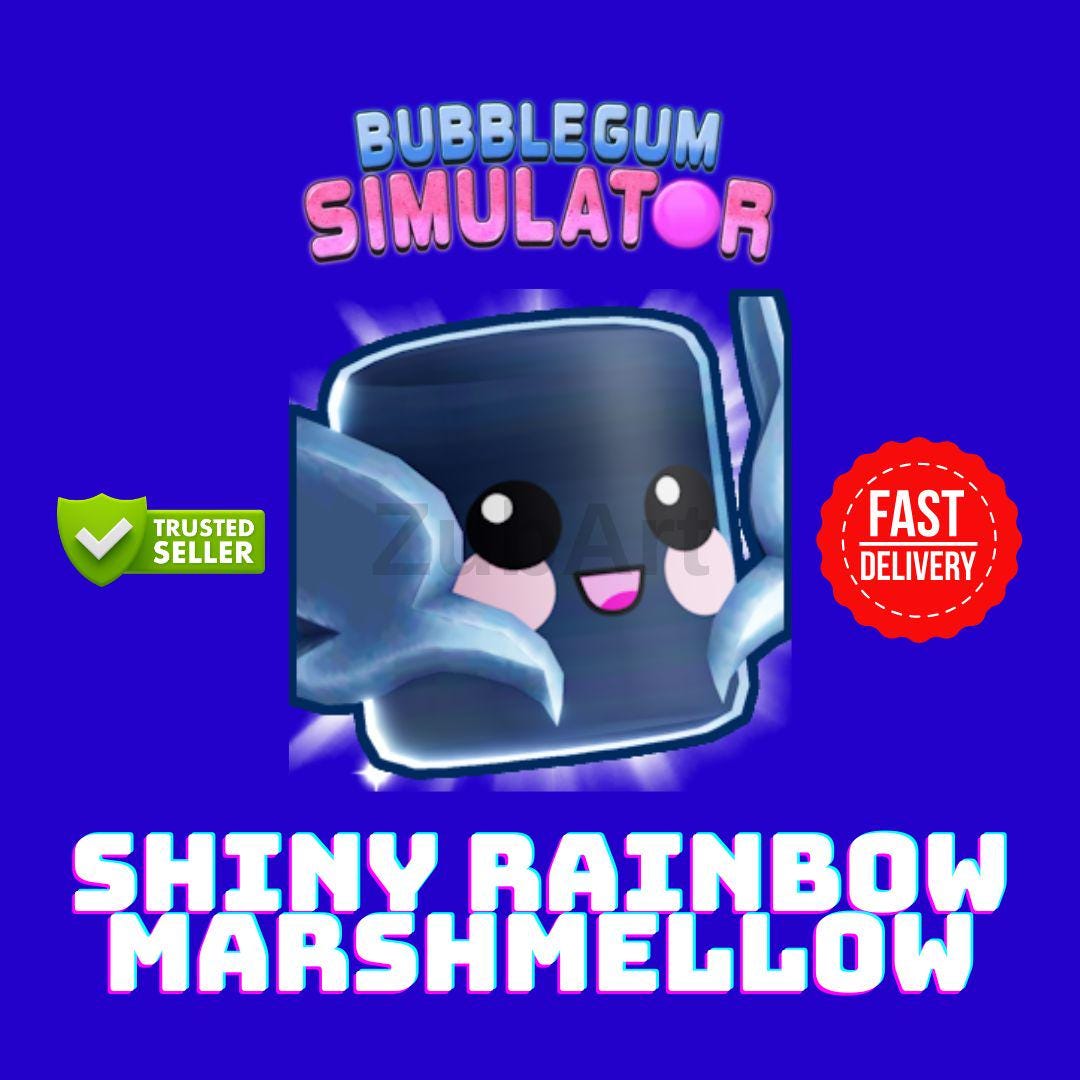 Shiny Rainbow Marshmellow | Bubble Gum Simulator Infinity | BGSI Roblox ...
